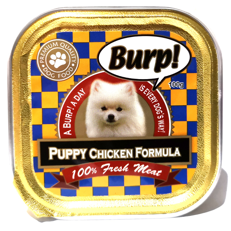 Burp Puppy Chicken 100G | Dog Can Food | Pet Lovers Centre