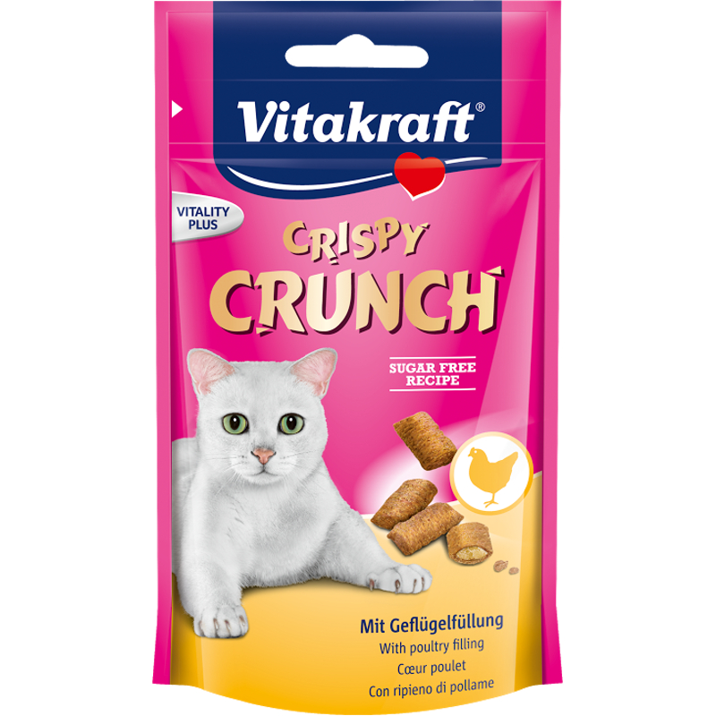 Vitakraft Crispy Crunch Poultry 60G | Cat Treats | Pet Lovers Centre